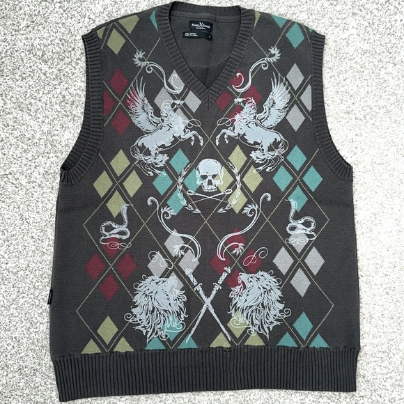 Marc Ecko | Jackets & Coats | Mens Marc Ecco Skeleton Design Sweater ...